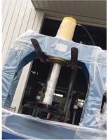 China Powerful 120T TP120 Forklift Solid Tire Pressing Machine for sale