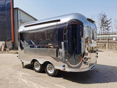 China Hot Selling  Fast Food Trailer Standard Food Truck With Full Kitchen For Sale for sale