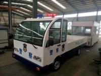 China Customized Electric Platform Truck , Enclosed Cab battery operated platform truck for sale