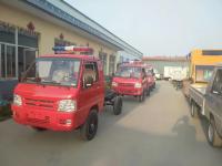 China Chargable Electric Platform Truck With Closed Driving Cabin and Loading Platform for sale
