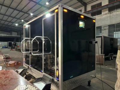 China Affordable roadable Outdoor Public Luxury Restroom Trailer Bathroom Portable Potty Mobile Toilets for sale
