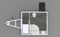China Affordable Functional and customizable Mobile single shower Trailer Outdoor Luxury Bathroom Toilet for sale