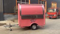 China Wholesale Price Customizable Mini Catering Icecream Trailer With Glass Reinforced Plastic for sale