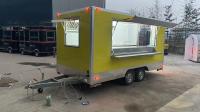 China Customized Electric Stainless Steel Food Trailer For Convenient Food Service for sale