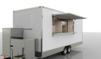 China Customized Electric Stainless Steel Food Trailer For Convenient Food Service for sale