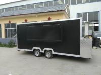 China Affordable Outdoor Mobile Kitchen Hot Dog Cart Halal Pizza Food Truck Mobile BBQ Food Trailer Fully Equipped for sale