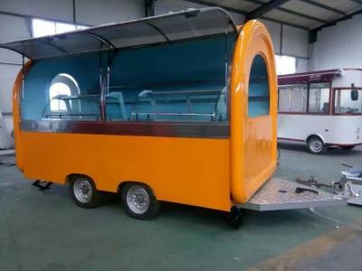 China Affordable 2024 Food Trailers Mobile Food Trailer Customized High Quality Snack Business Stand for sale