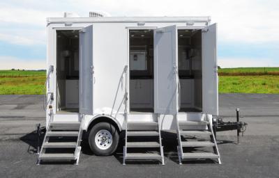 China GT-3SS Temporary Sanitation Mobile Restroom Trailer Luxury for sale