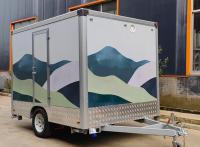 China Outdoor Mobile Toilet Trailer for sale