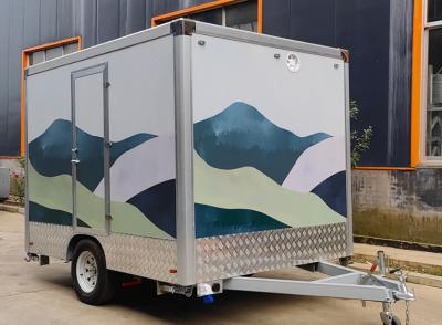 China Outdoor Mobile Toilet Trailer for sale