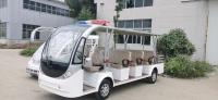 China New 4+1 Four Row Seats Sightseeing Electric Steel Frame Vehicle with Luggage Rack for sale