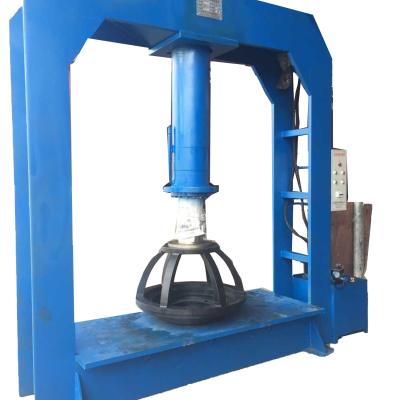 China LAKER TP-E160 160 Ton Heavy Duty Solid Tire Press Machine with 7.5KW Motor for Forklift Tire Replacement for sale