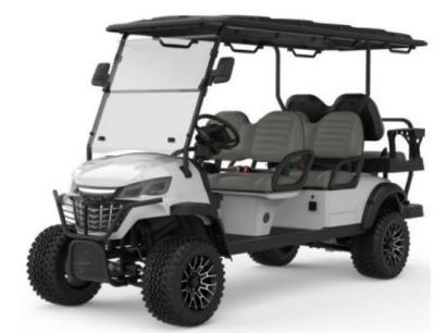 China Comfortable Portable 4 Seater Golf Cart With Imported Electric Controller And Off Road Tires for sale