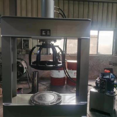 China High Performance TP120-E Forklift Tire Press Machine For Solid Tires With Rims Up To 15 Inches for sale