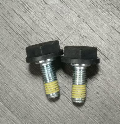 China M10*25 Plastic Head Bolts Screw Forklift Traction Battery Parts For Flexible Cables for sale
