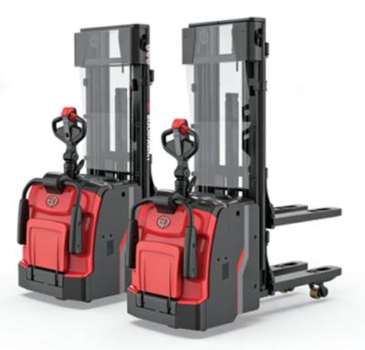 China EP Heavy Duty Li-Ion Stacker With Foldable Platform 1600kg RSL161 For Demanding Applications And Long-Distance Transportation With 24V/280Ah Battery&24V/100A Charger for sale