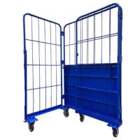 China Durable Industrial L Shaped Roll Cage for Logistics Transportation and Intra Factory Transit CH05056 for sale