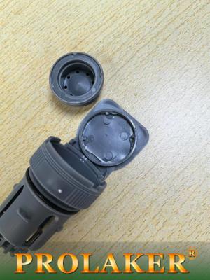 China PP Float Vent Plug 75/92mm Grey Water-Saving Design for Forklift Battery Safe Venting for sale