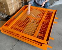China Heavy Duty Deformation Resistant Forklift Maintenance Safety Work Cage for sale