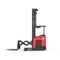 China High Perfromance EP CQD15SD 1500kg Standing Reach Truck for Double Deep Racks for sale