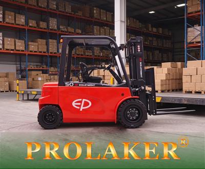 China Heavy-duty 5 Ton Electric Forklift with 80V Lithium Battery for Industrial Material Handling for sale