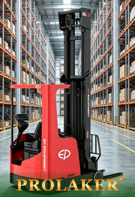 China High-efficiency Compact Design Reach Truck with 80V Lithium-ion Battery for Narrow Aisle Warehousing for sale