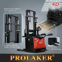China ES16-RS 1.6T Ride-on Electric Stacker Foldable Platform Li-ion Battery Warehouse Stacking Equipment for sale