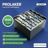 China Low Maintenance 48V 560Ah Traction Battery With Auto Water Filling System for sale