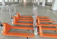China Heavy Duty 3 Ton Galvanized Hand Pallet Truck Stainless Low Profile Hand Pallet Truck for sale