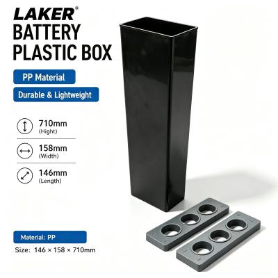 China One-Piece Molding Virgin PP Battery Plastic Case, Low Failure Rate for Forklift Battery Production for sale