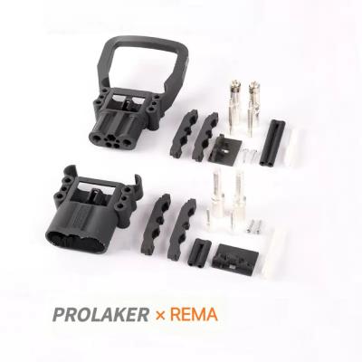 China Durable Acid Resistant Design Din160 REMA Complete Male & Female Battery Charging Connector Set For Forklifts trucks, Sweeper and RCC devices Comply DIN VDE 0623 & EN 1175 Industrial Standard for sale