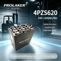 China ProLaker 4PZS620 24V Forklift Traction Battery 620Ah/5hr, Long‑Life & High Vibration‑Resistant Tubular Plate Lead‑Acid Battery for Jungheinrich EJG216, BT SRE135 & Other 24V Warehouse Forklifts for sale