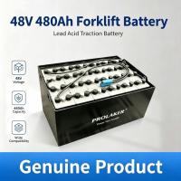 China 48V 6PzS480 flooded lead‑acid traction battery, replacement for Hyster J1.75DX J2.0DX, Hangcha CPD10～15H , CAT electric counterbalance forklift for sale
