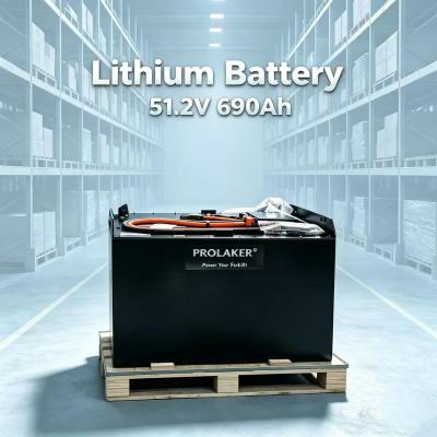 China Customize 51.2V 690Ah Forklift Traction Battery LAKER Lead-Acid To Lithium Conversion for sale