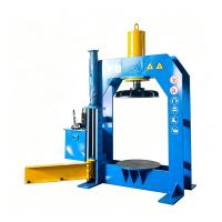 China TP120 120Ton Heavy Force Hydraulic Solid Tire Press, Time‑Saving Forklift Tire Mount Dismount & Reconditioning Machine 12‑16'' Rim for sale