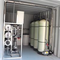 China 99% Salt Rejection Containerized Reverse Osmosis System 100 - 1000m3 Capacity for sale