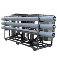 China 98% Salt Rejection Brackish Water Reverse Osmosis System With Siemens S7 PLC Control for sale