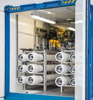 China 5-7 Stages Containerized Brackish Water Filtration System 100-1000m3 Per Day for sale