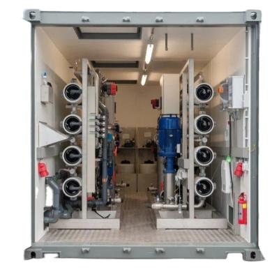 China Mobile Type Reverse Osmosis Plant with 25m3/hour Capacity and RO Membrane MR-BW-8040 for Commercial Water Treatment for sale