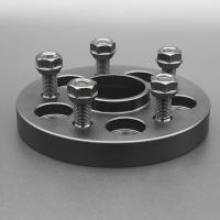 China 20mm Hubcentric Forged Aluminum Wheel Spacers for Subaru 5x100 Bolt Pattern Black for sale
