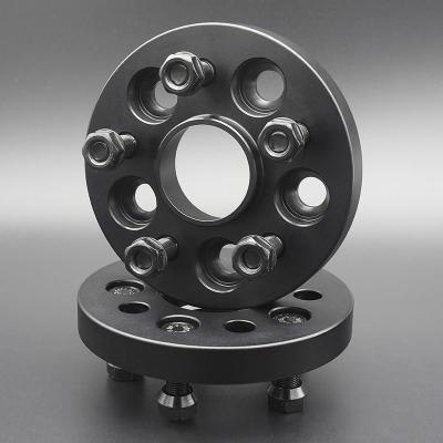 China 20mm Hubcentric Forged Aluminum Wheel Spacers for Subaru 5x100 Bolt Pattern Black for sale