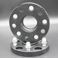 China 20mm Forged Aluminum Wheel Spacers 5x120 for Tesla Model S Model X Black Anodized for sale