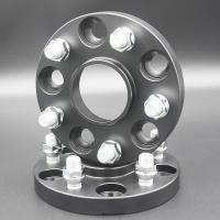 China Anodized Black Forged Aluminum Wheel Spacers 5x120 Bolt Pattern For TESLA Model 3 for sale