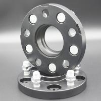 China Anodized Black Forged Aluminum Wheel Spacers 5x120 Bolt Pattern For TESLA Model 3 for sale
