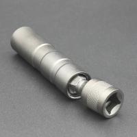 China Magnetic Thin Wall 14mm Spark Plug Socket Universal Joint Drive Swivel Socket Removal Tool 12pt For BMW for sale