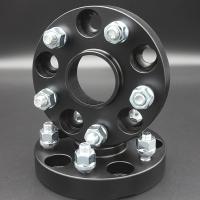 China Black Forged Aluminum Wheel Spacers 25mm 5x114.3 for Toyota Yaris Hub Centric 60mm for sale