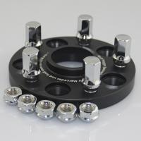China 5x130 to 5x112 Forged Aluminum Hubcentric Wheel Adapters 84.1 to 66.6mm Anodized Black for sale