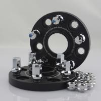 China 5x130 to 5x112 Forged Aluminum Hubcentric Wheel Adapters 84.1 to 66.6mm Anodized Black for sale