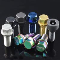 China Black GR5 Titanium Wheel Bolts Grade 10.9 For BMW E Chassis for sale