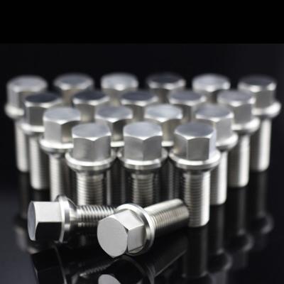 China Titanium GR5 Wheel Lug Bolt M12x1.5 M14x1.25 Grade 10.9 for VW Audi Mercedes Porsche for sale
